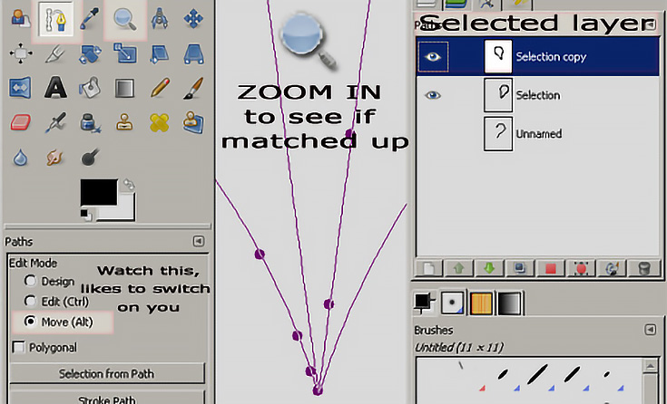 How To Draw Simple Shapes In GIMP Using The Pen Tool