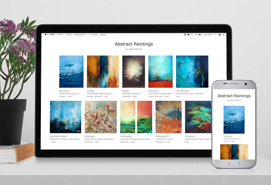 Finally! A Simple Portfolio Website to Display Your Art Online